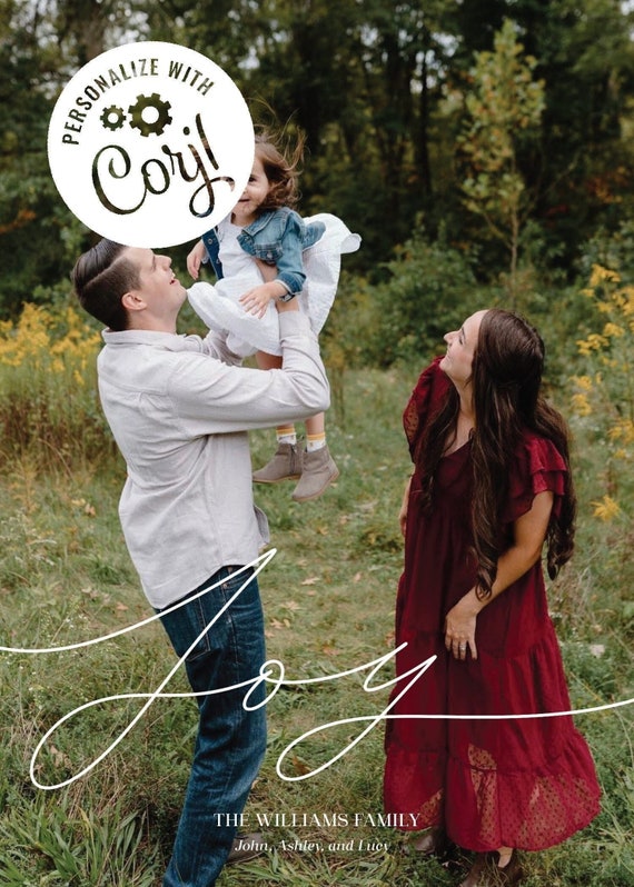 EDITABLE DIGITAL DOWNLOAD Hand Lettered joy - Etsy