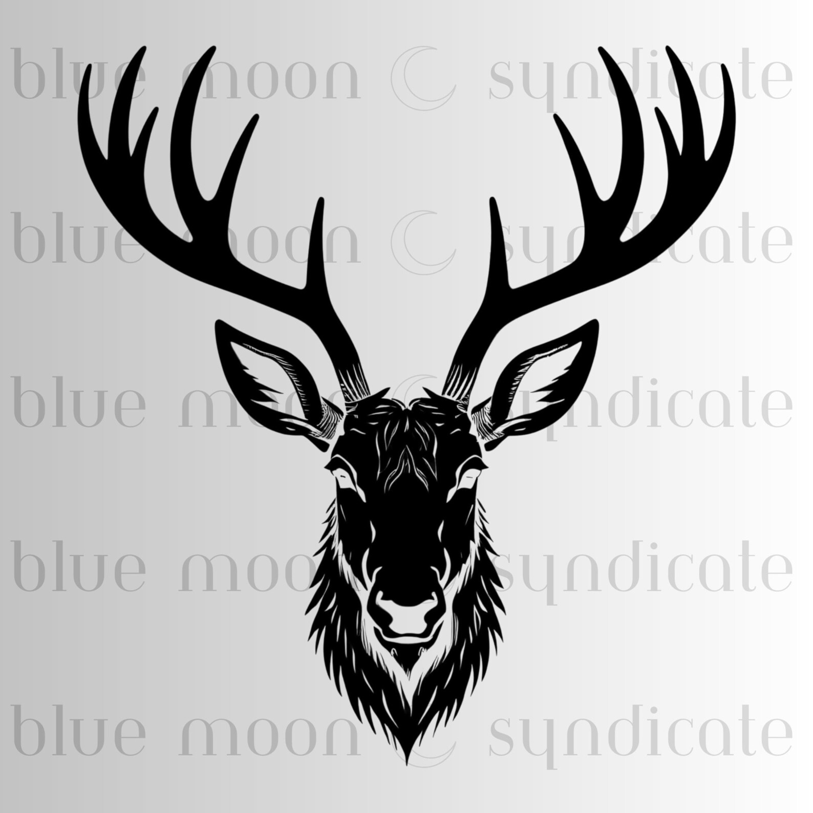 Elk Antlers Vector Graphic / SVG Cut File / Transparent PNG - Etsy