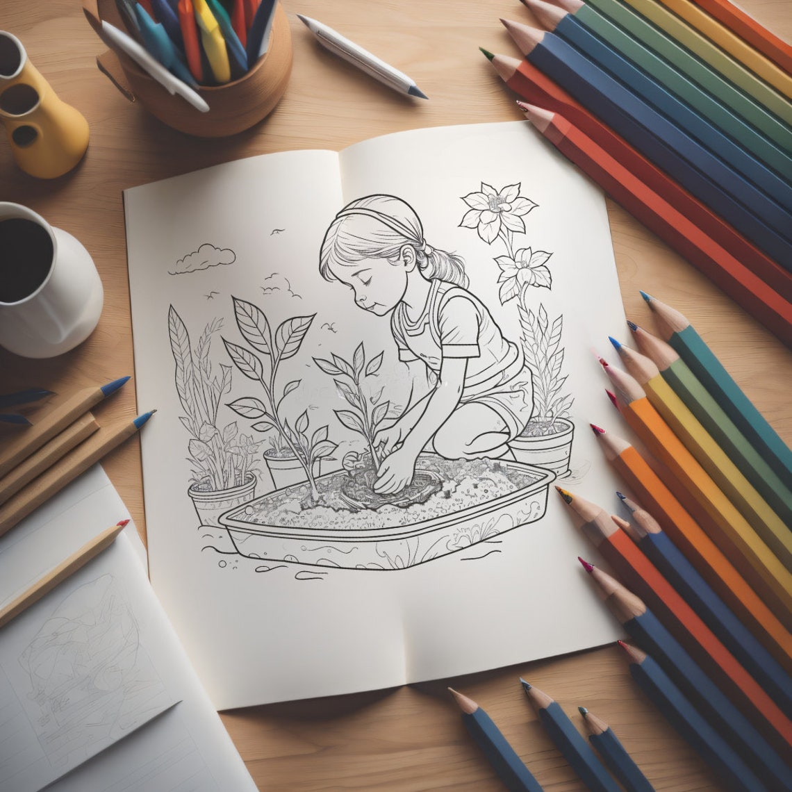 A Lovely Little Life : A Whimsical Coloring Book on Enjoying the Small ...