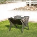 Compact Fire Pit and BBQ Grill Collapsible and Portable for - Etsy
