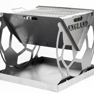 Fire Pit and BBQ Grill - Football Team, Personalisation - Medium Size ...