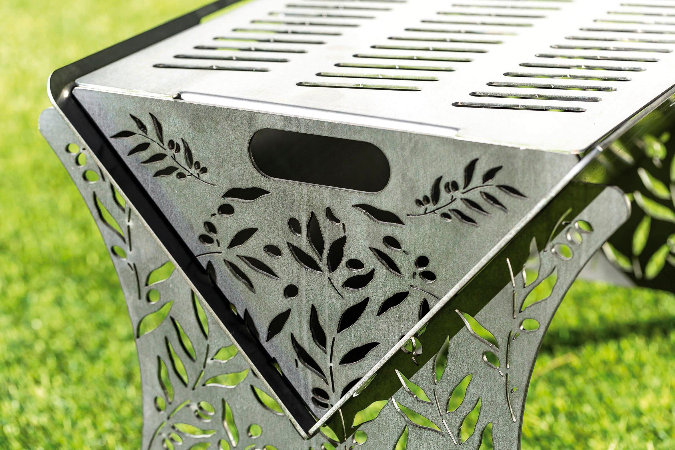 Compact Fire Pit and BBQ Grill Collapsible and Portable for - Etsy