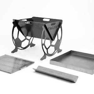 Fire Pit and BBQ Grill - Football Team, Personalisation - Large Size ...