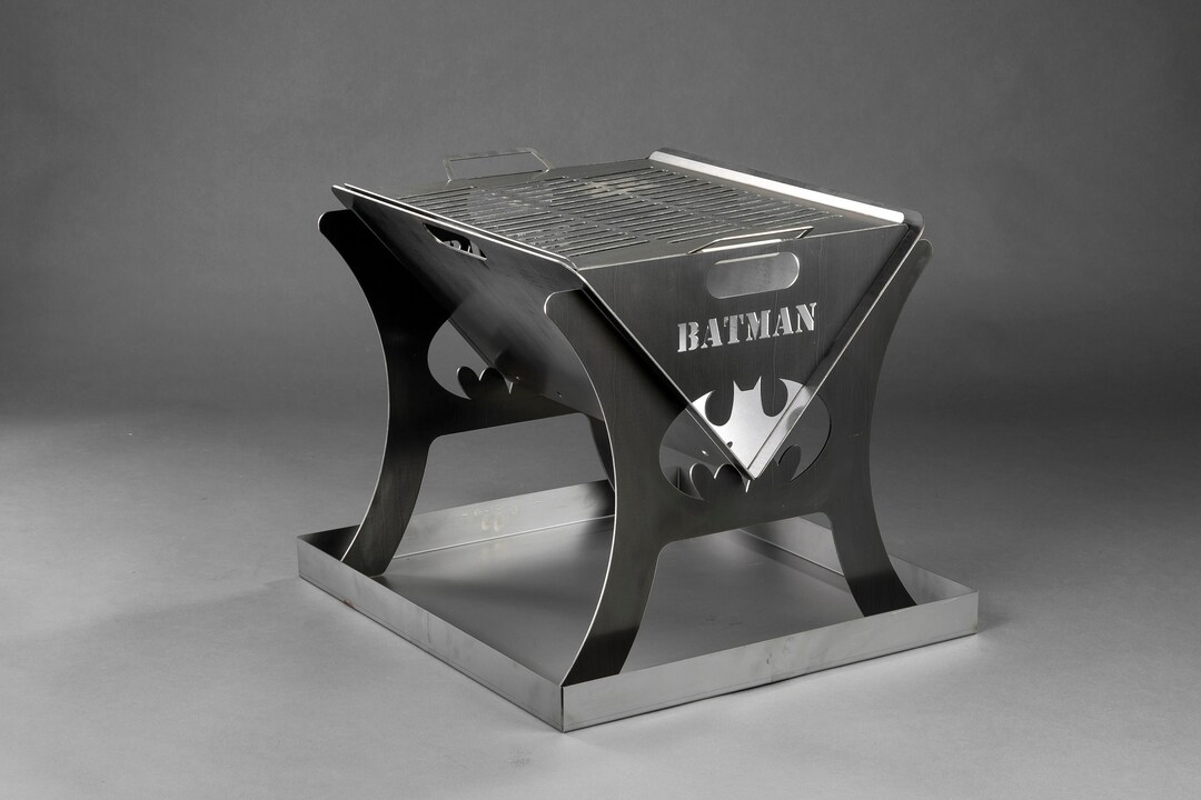 Fire Pit and BBQ Grill Marvel and DC Superhero Batman Gift Made in the ...