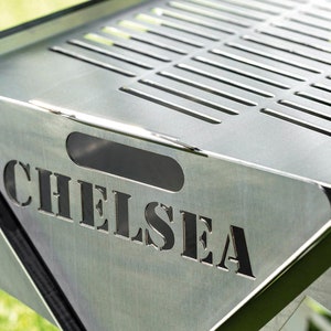 Fire Pit and BBQ Grill - Football Team, Personalisation - Large Size ...