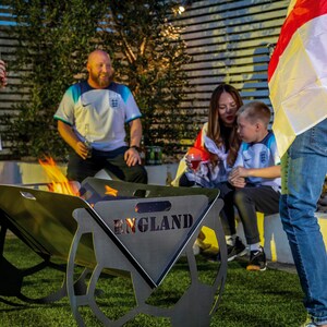 Fire Pit and BBQ Grill - Football Team, Personalisation - Medium Size ...