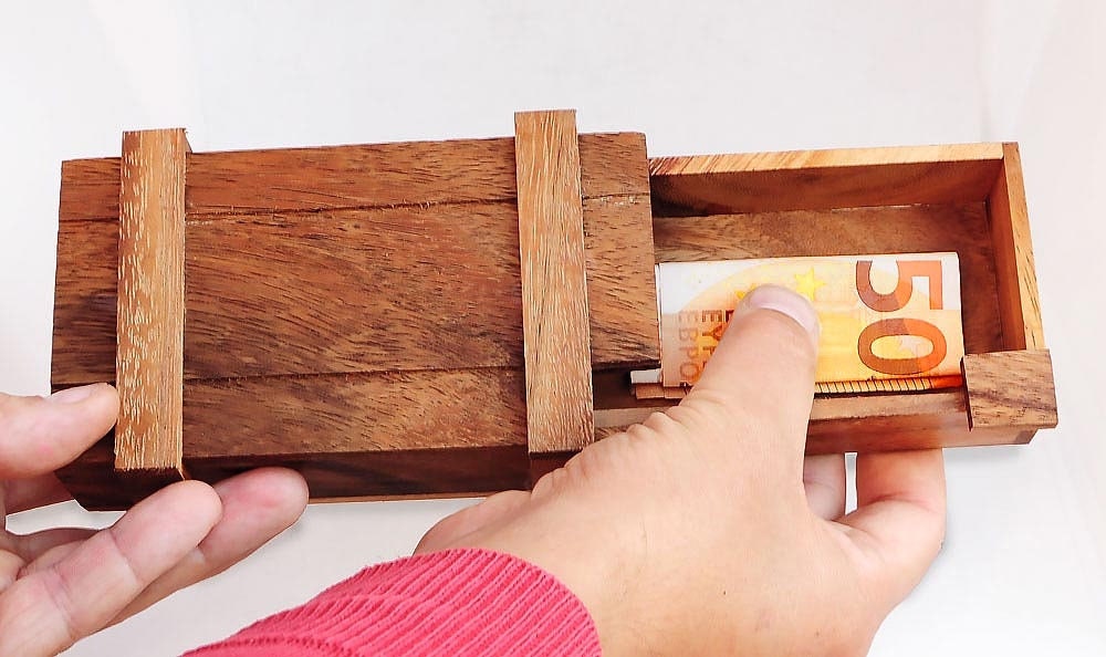 Pandora Box XL - Wooden Brain Teaser - Secret Box - Difficulty 3/6 Hard ...