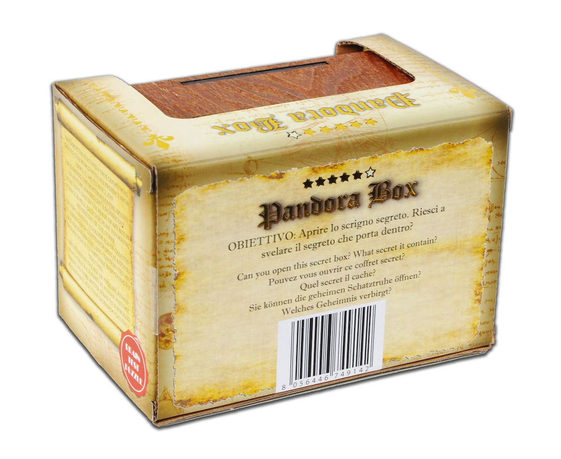 Pandora Box Puzzle Box Difficulty 5/6 Incredible - Etsy