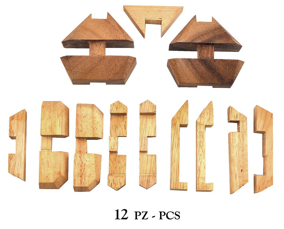 Leonardo's Parachute - 3D Wooden Puzzle - Difficulty 4/6 Extreme ...