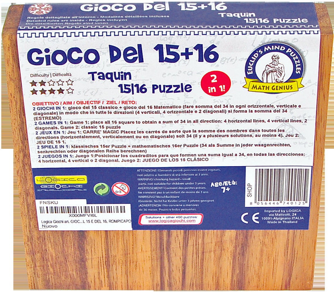 1516 Puzzle 2 Puzzles in 1 Number Challenge Math Puzzle - Etsy