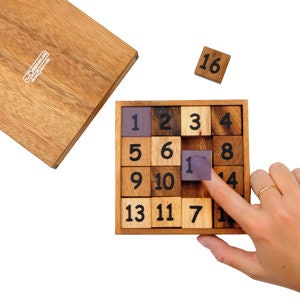 15+16 Puzzle - 2 Puzzles in 1 - Number Challenge - Math Puzzle - Slide ...