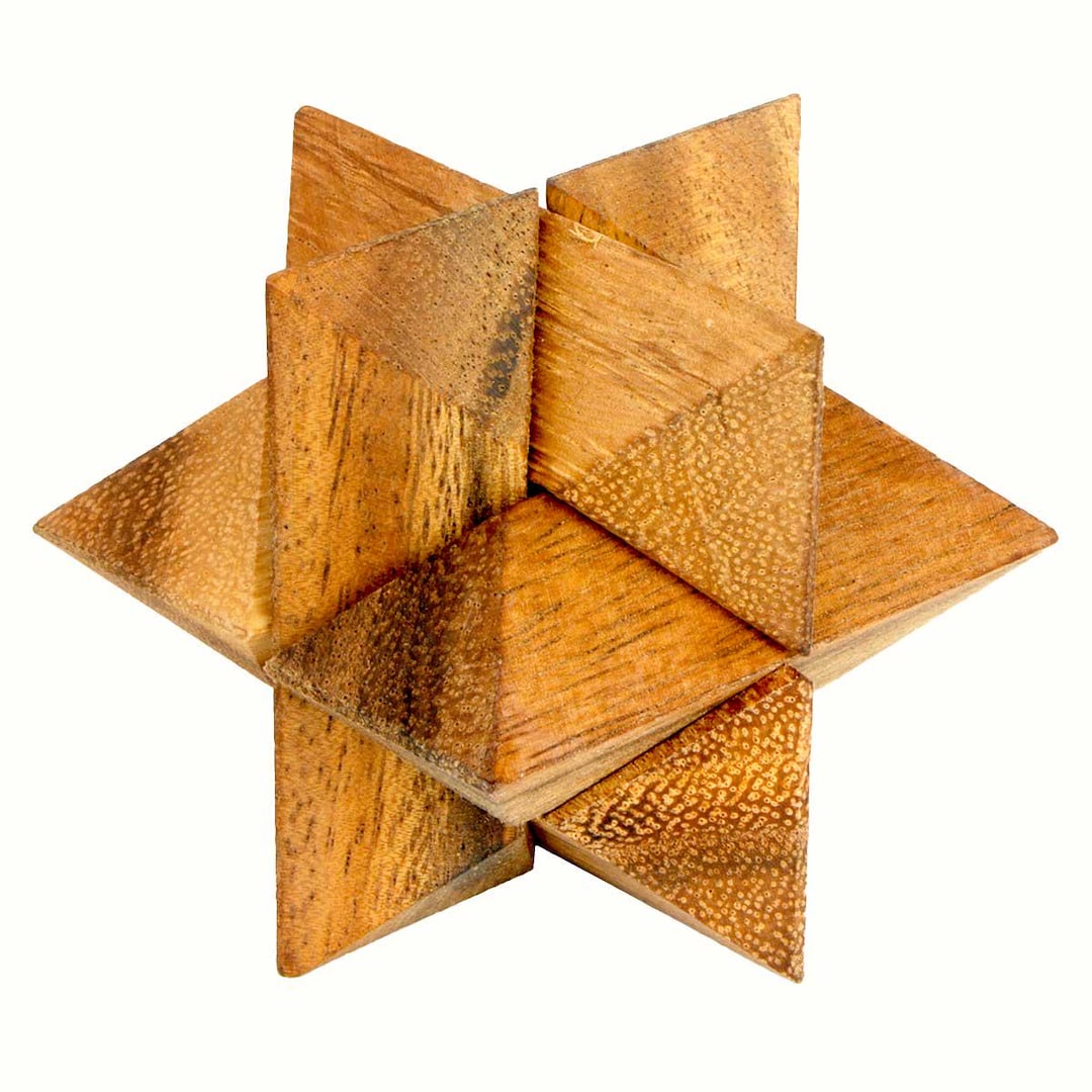 Polar Star - 3D Wooden Brain Teaser - Difficulty: 6/6 HARD - Star ...