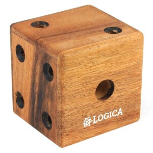 Labyrinth Dice - 3D Brain Teasers in Fine Wood - Difficulty 4/6 Extreme ...