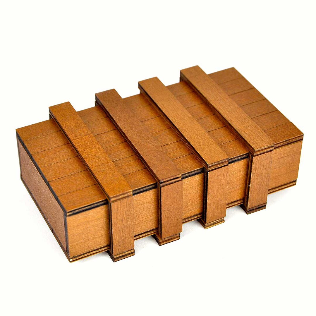 Pandora Box 4 Steps - Wooden Brain Teaser - Secret Box - Difficulty 3/6 ...