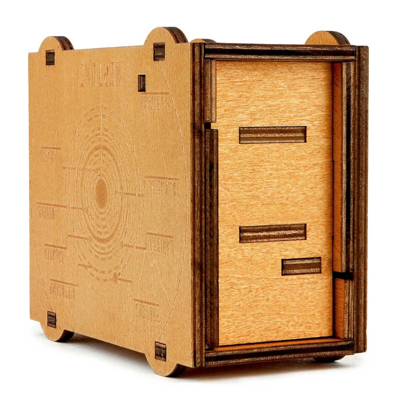 Neptune - Secret Box - Wooden Brain Teaser - Difficulty 5/6 Incredible ...