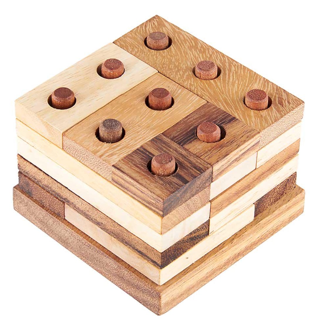 Tuscany Tower - Brain Teaser in Fine Wood - Difficulty 3/6 Hard ...