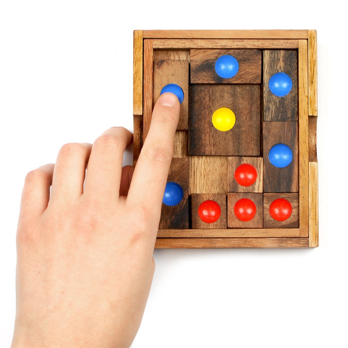 Prison Escape - Khun Phaen - Klotski - Brain Teaser in Fine Wood - 16 ...