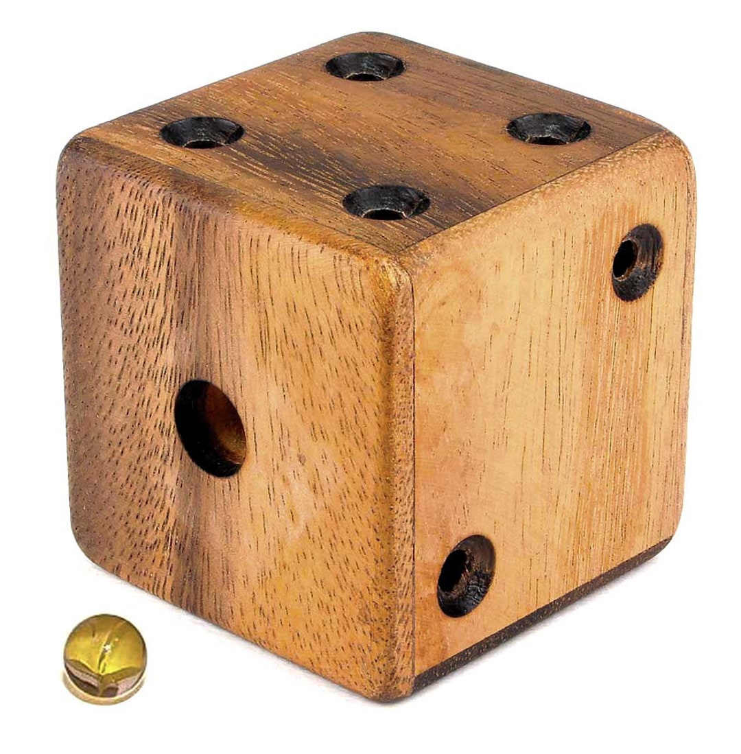Labyrinth Dice - 3D Brain Teasers in Fine Wood - Difficulty 4/6 Extreme ...
