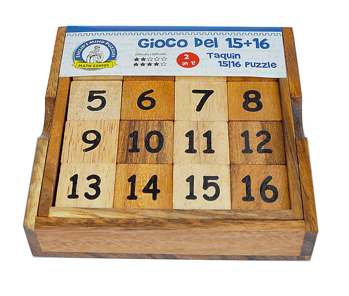 15+16 Puzzle - 2 Puzzles in 1 - Number Challenge - Math Puzzle - Slide ...