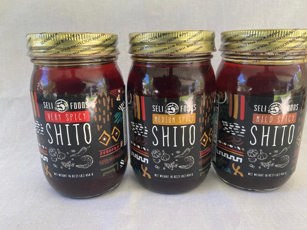 SHITO Original Ghanain Sauce. Delicious Hot Sauce, Full of Shrimps and ...