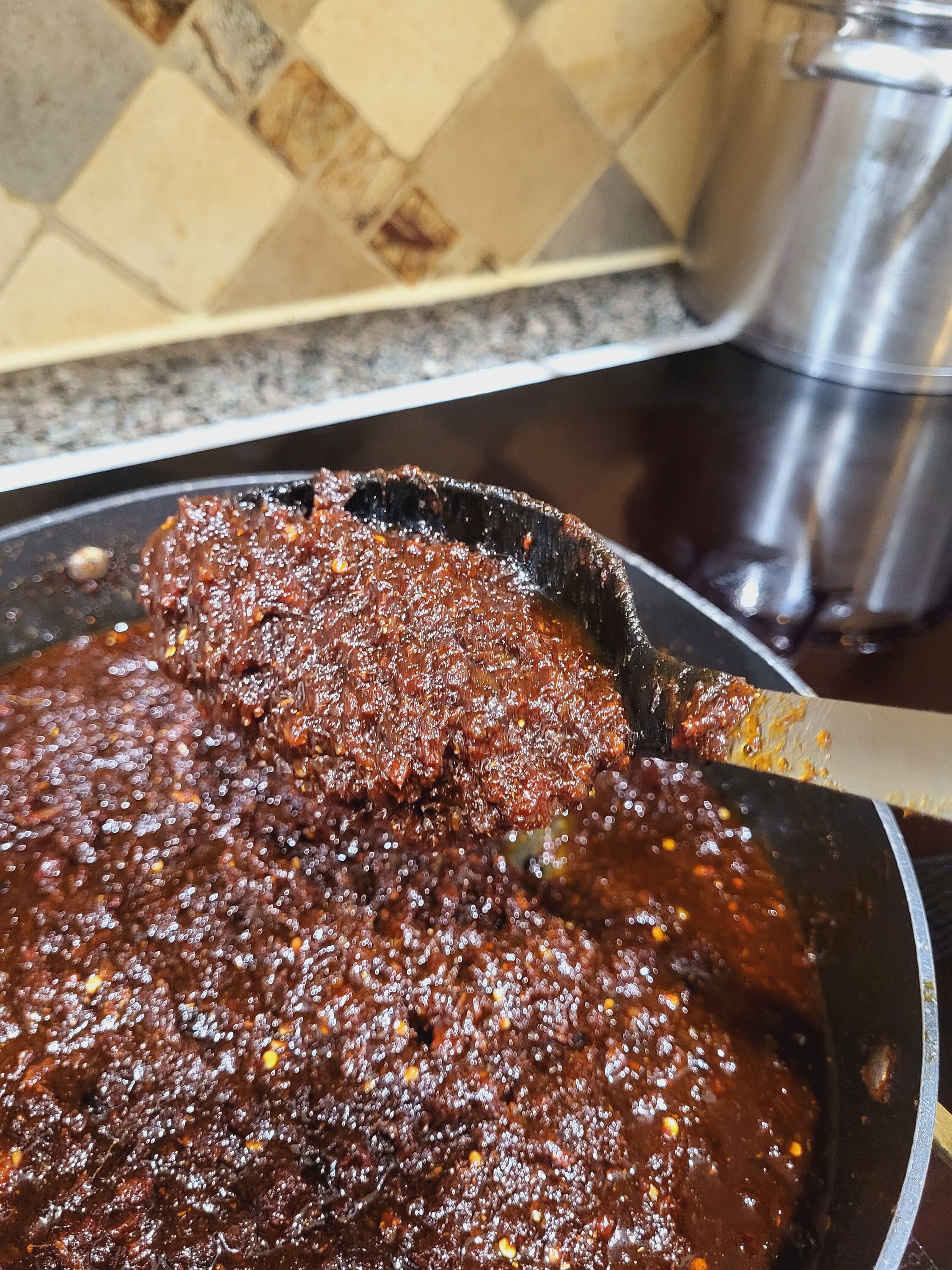 SHITO Original Ghanain Sauce. Delicious Hot Sauce, Full of Shrimps and ...