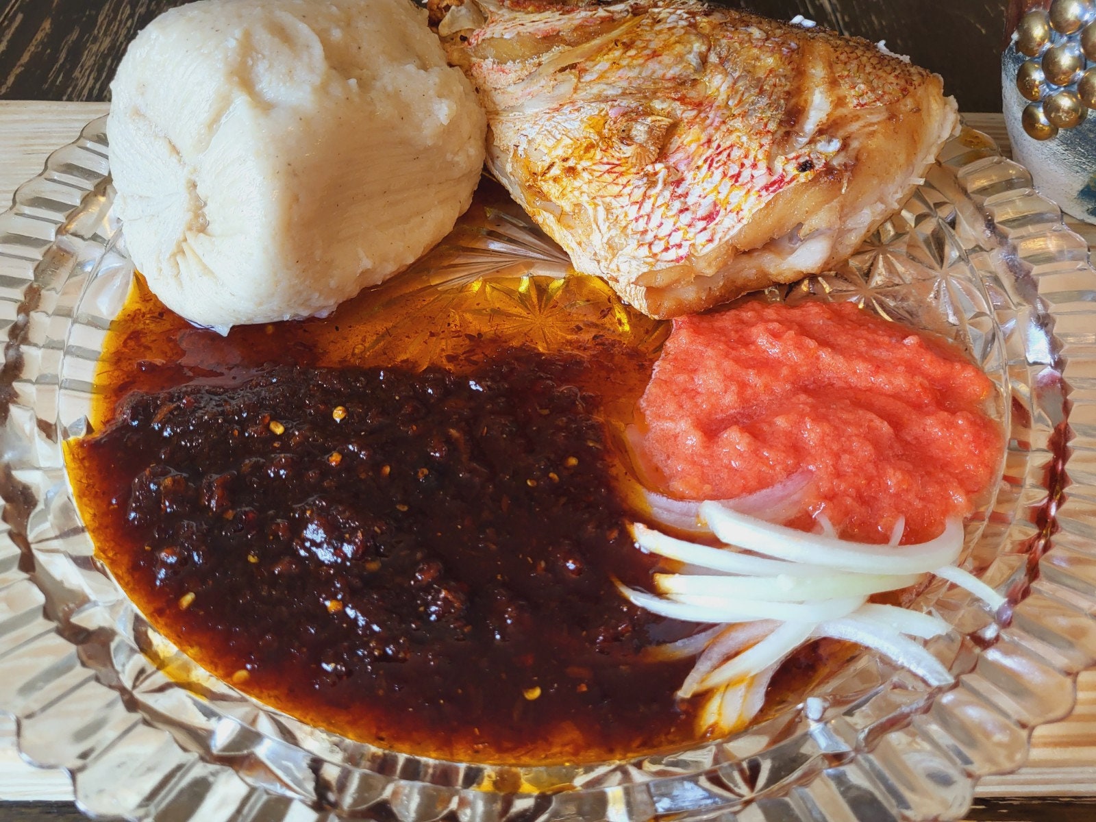 Shito/ghana Pepper Sauce. Delicious Hot Sauce, Shrimp and Fish Base. It ...