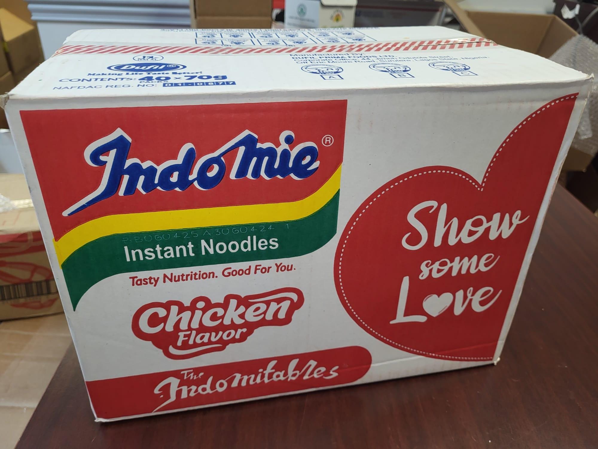 Instant Indomie Noodles Chicken Flavor Pack of 40 - Etsy