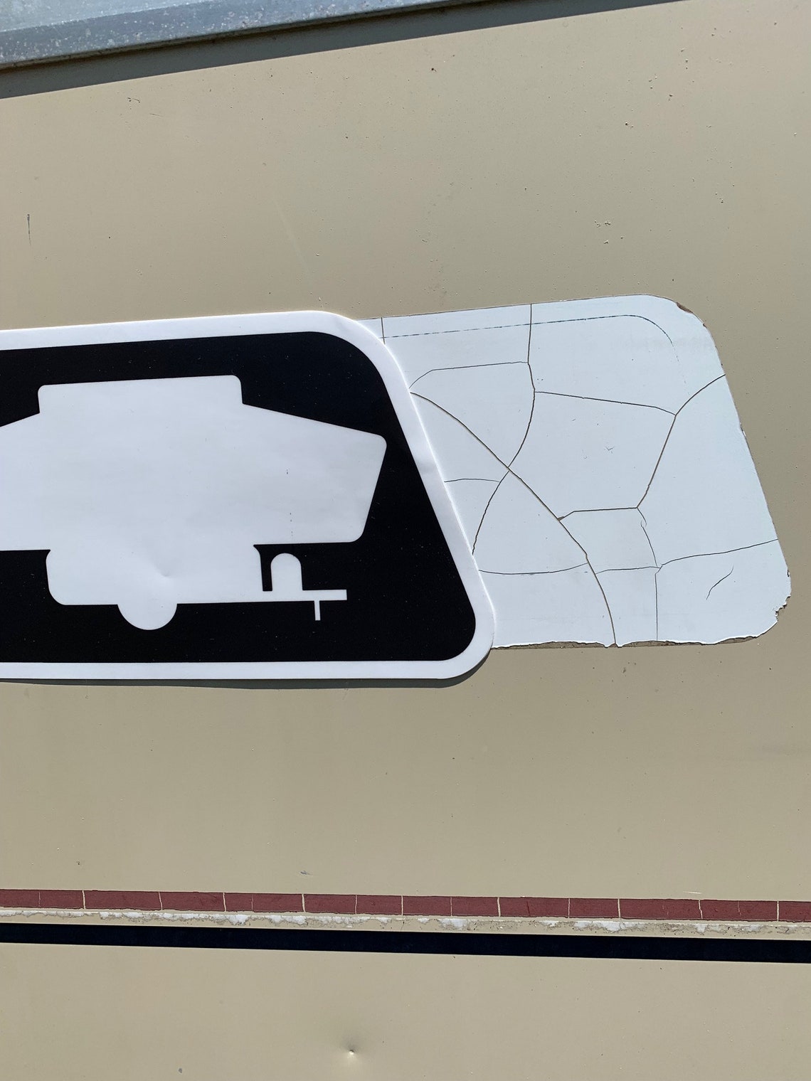 Vintage Coleman Pop up Camper Original Decal 18.9 X - Etsy