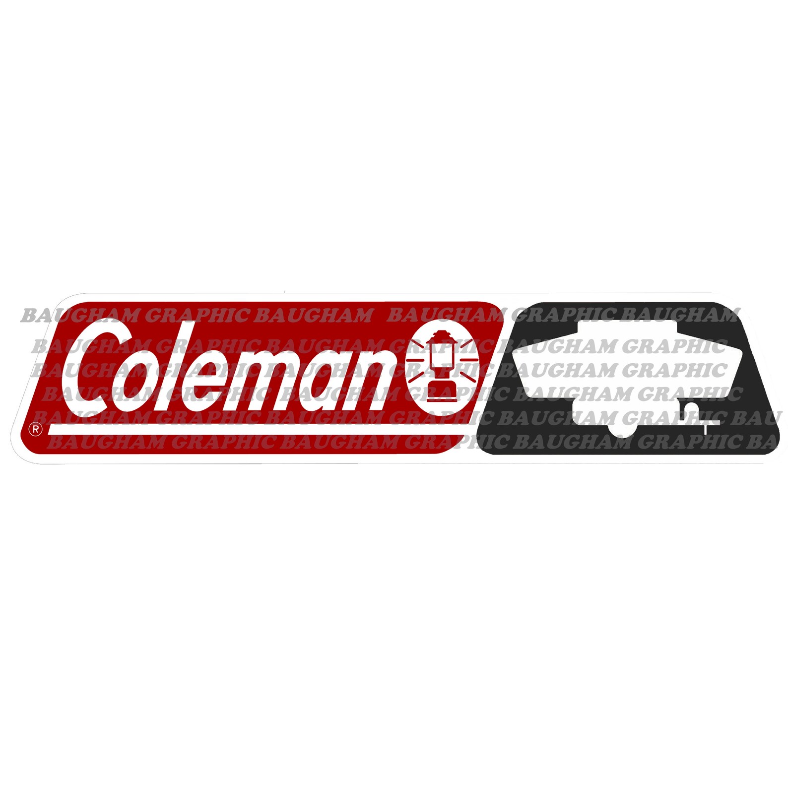 Vintage Coleman Pop-up Camper Decal - 13.67"x3" - Etsy