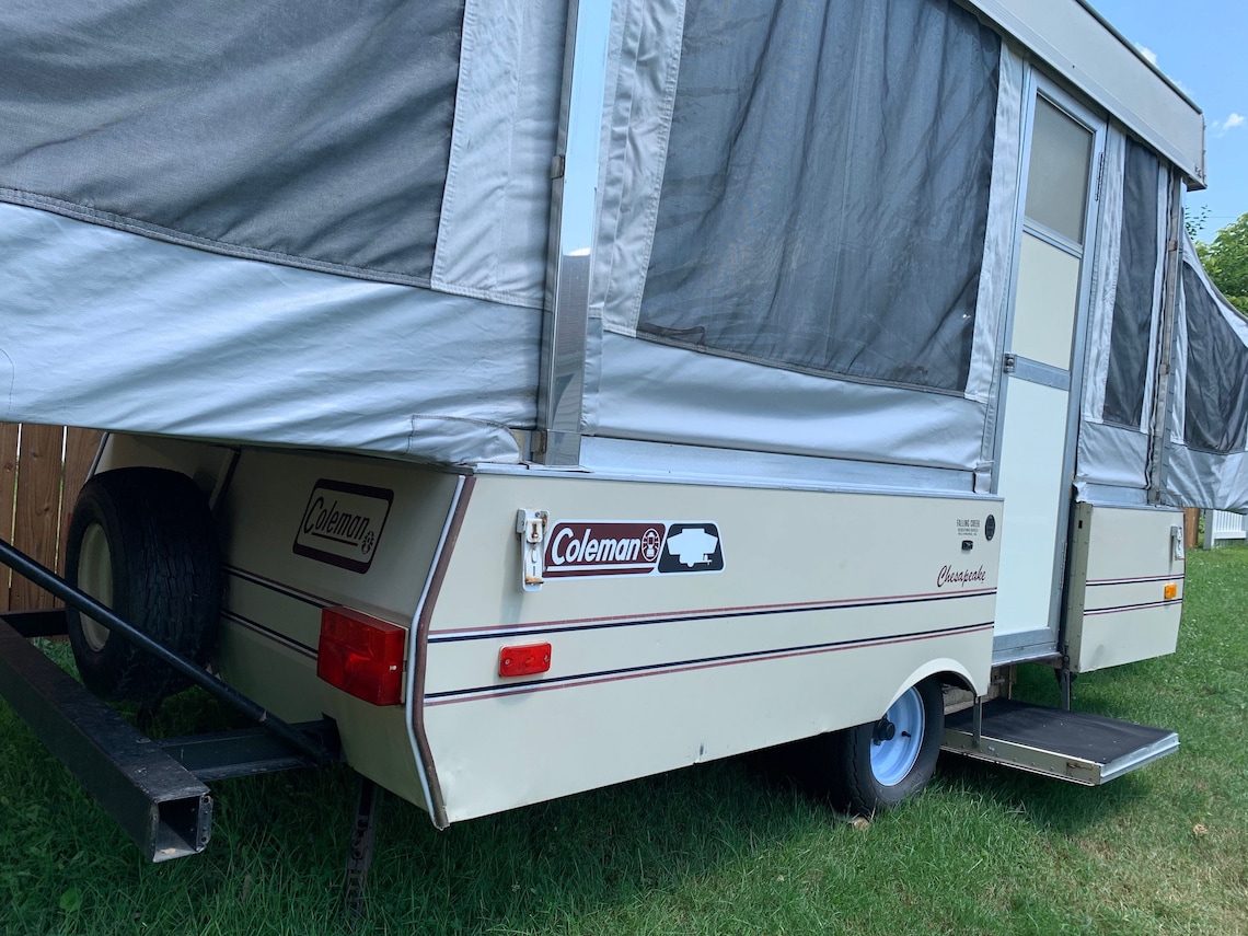 Vintage Coleman Pop up Camper Original Decal 18.9 X - Etsy