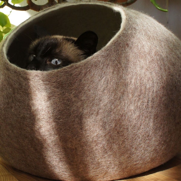 Wool Cat Cave - Etsy