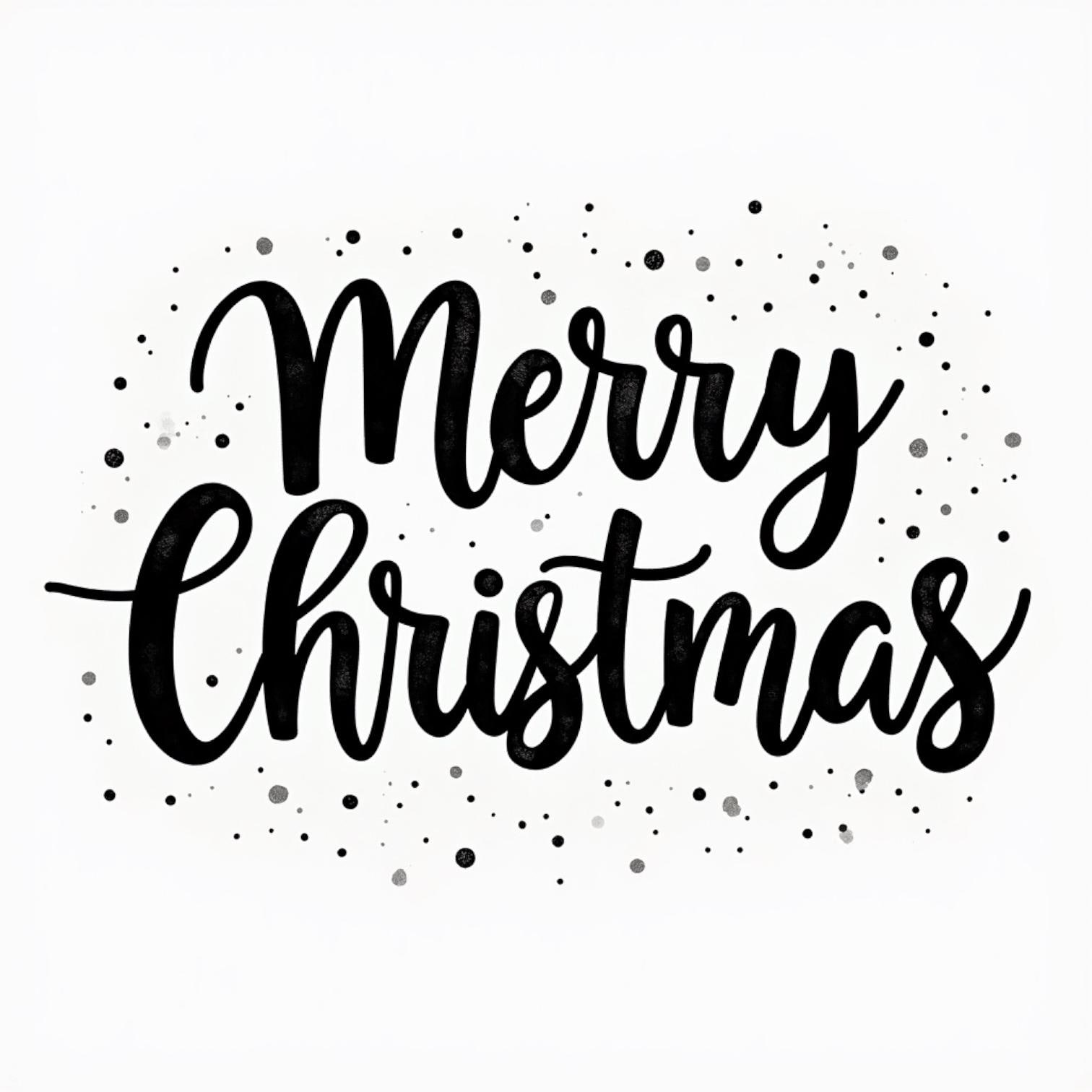 Merry Christmas Cursive Text bmp File - Etsy
