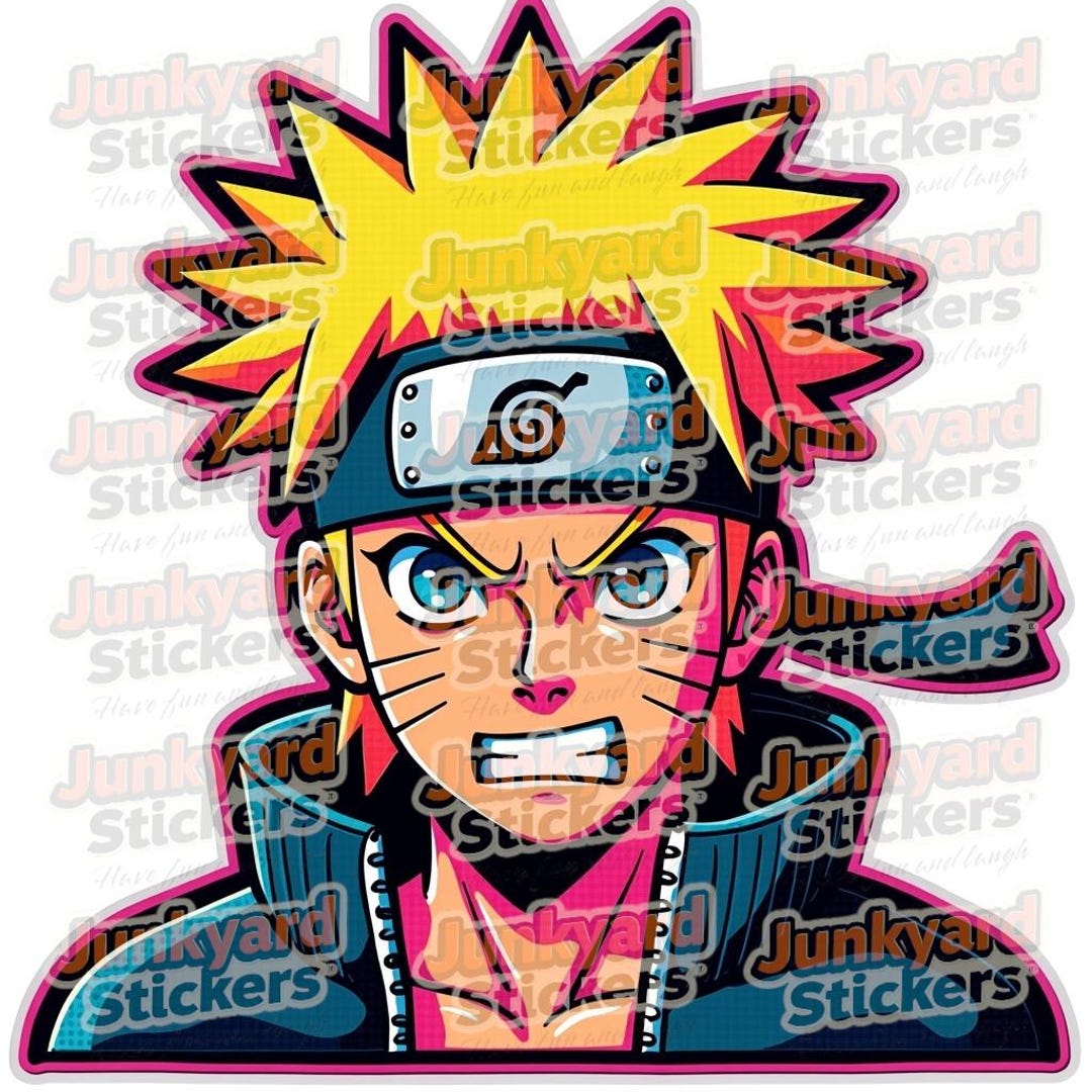 Naruto Head Only Die Cut Sticker - Etsy