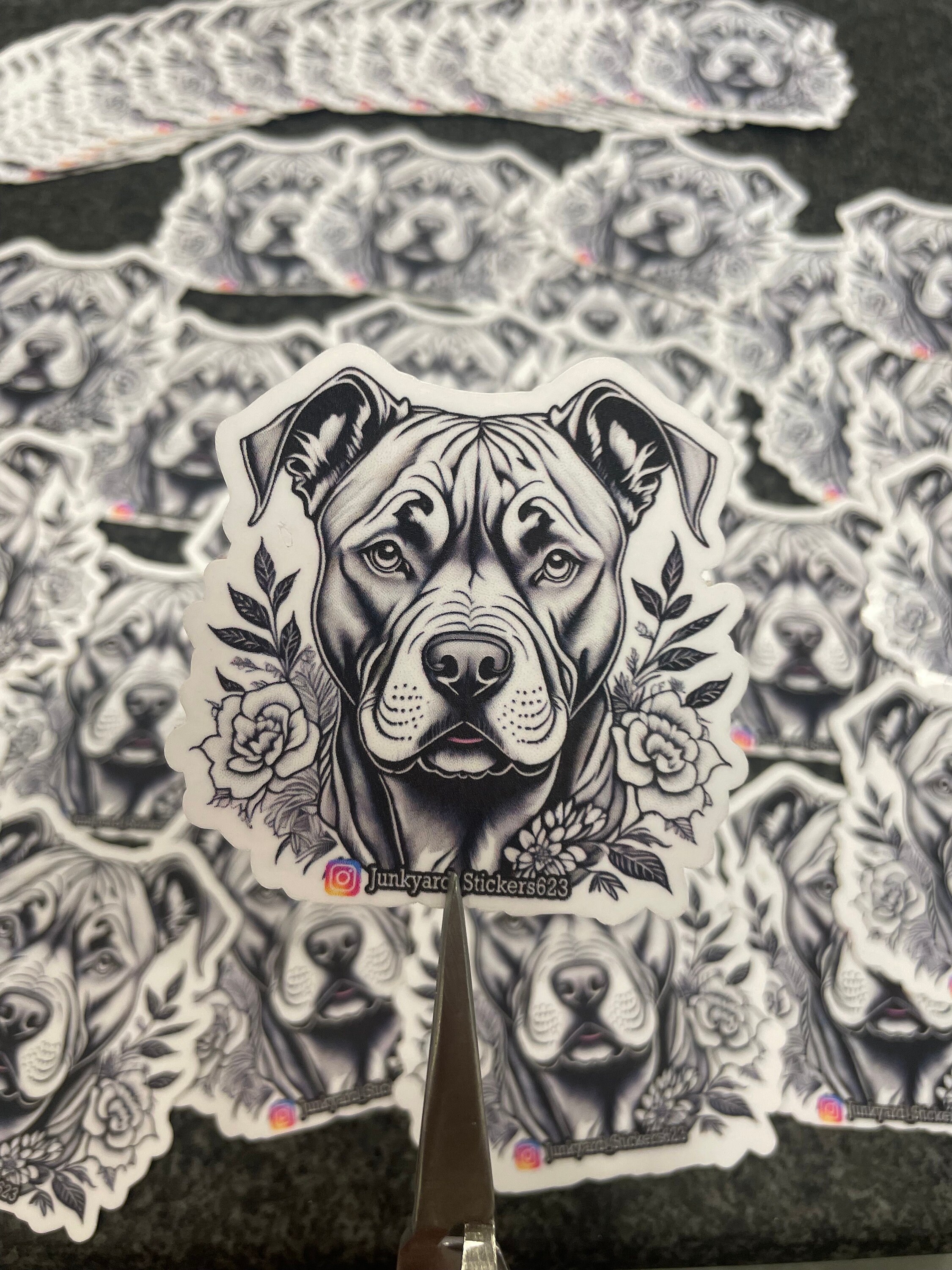 Pitbull Die Cut - Etsy