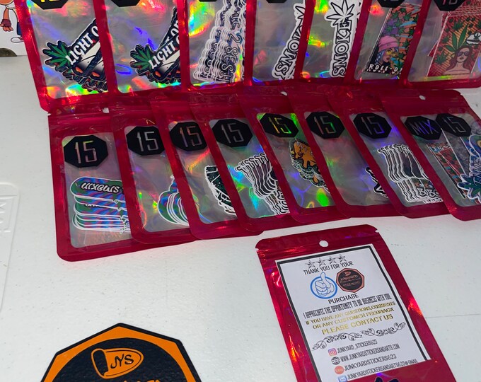 Random Sticker Pack Vinyl Stickers Laptop Stickers Water Bottle ...