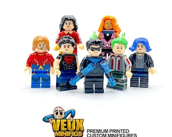 Custom Minifigure Dc - Etsy