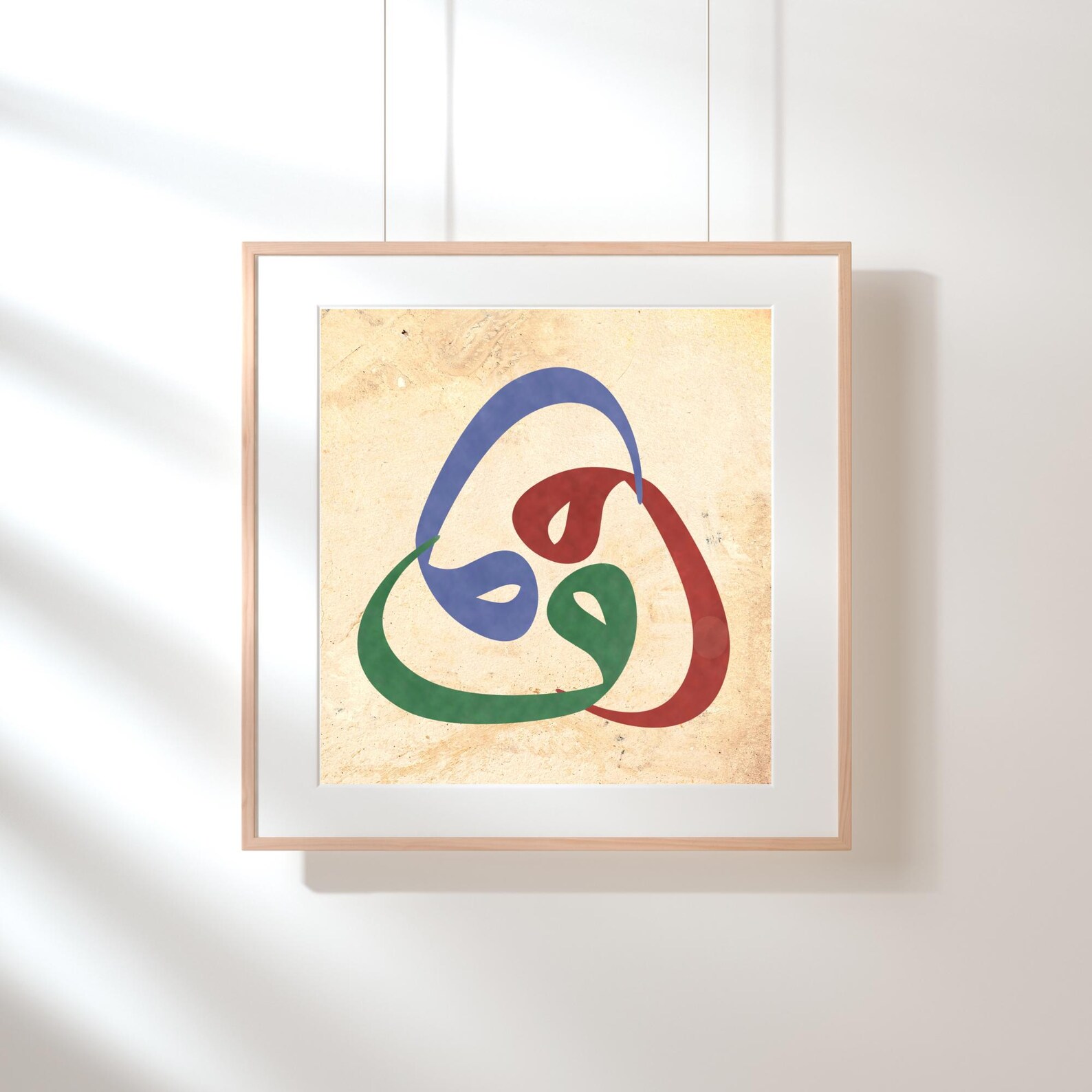 Modern Arabic Calligraphy Waaw Art Print, Minimalist Arabic Letter Wall ...