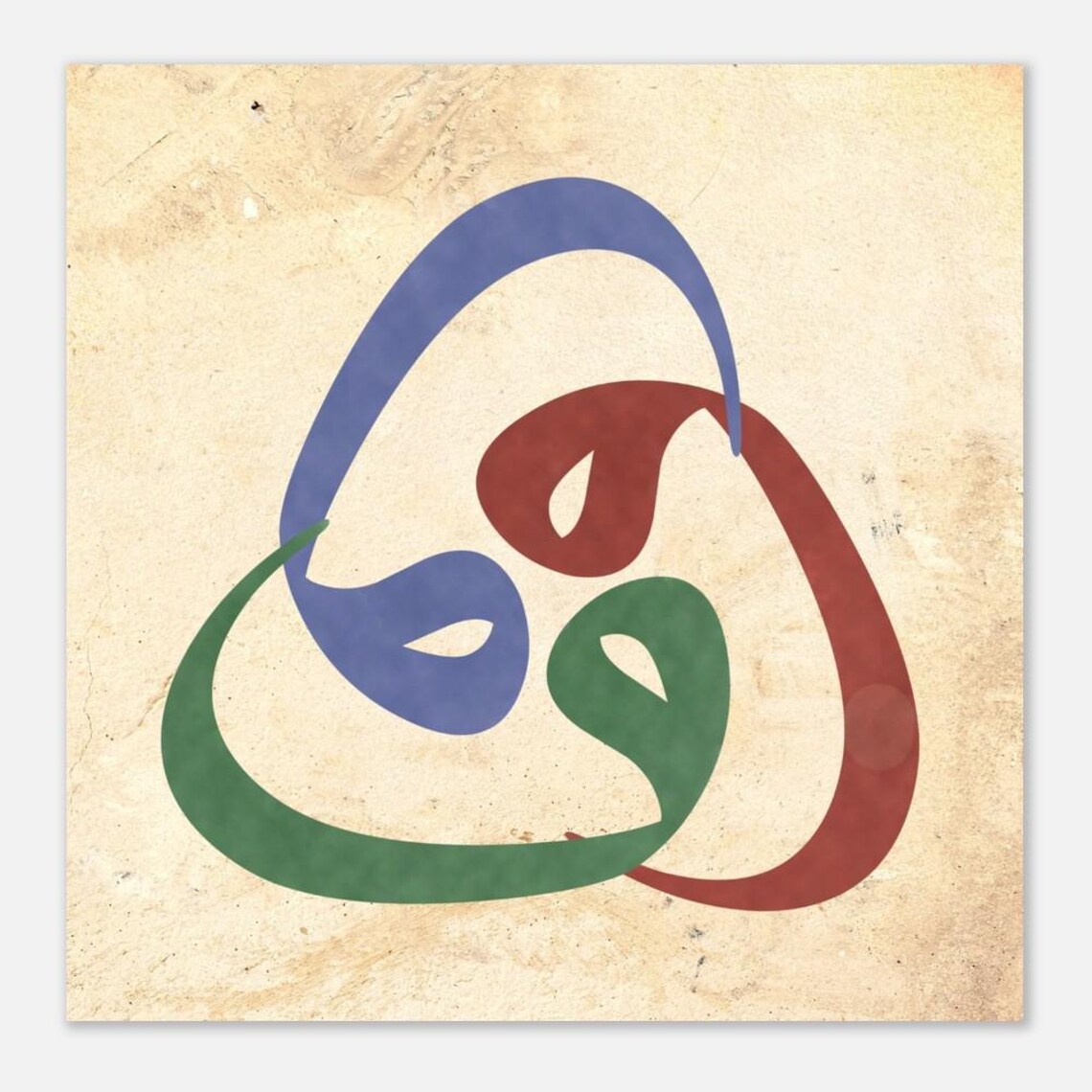Modern Arabic Calligraphy Waaw Art Print, Minimalist Arabic Letter Wall ...