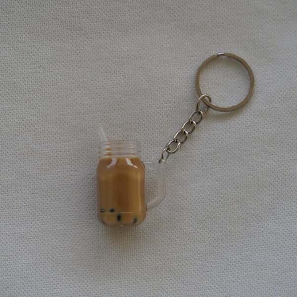 Boba Tea Keychain - Etsy