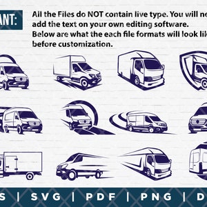 Sprinter Cargo Delivery Van, Delivery Can Svg, Cargo Truck Svg ...