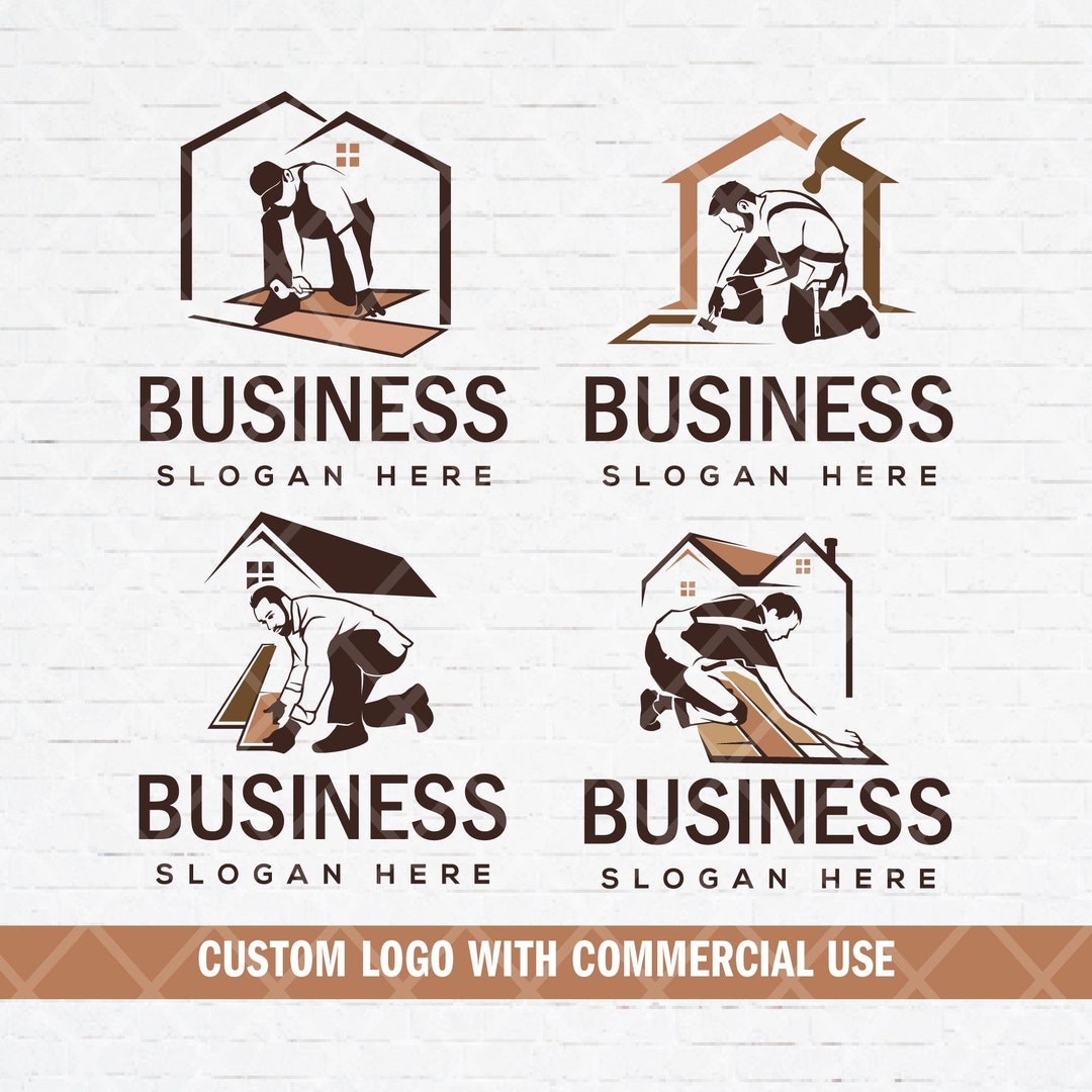 Personalized Custom Flooring Logo, Floor Installer Logo, Flooring ...