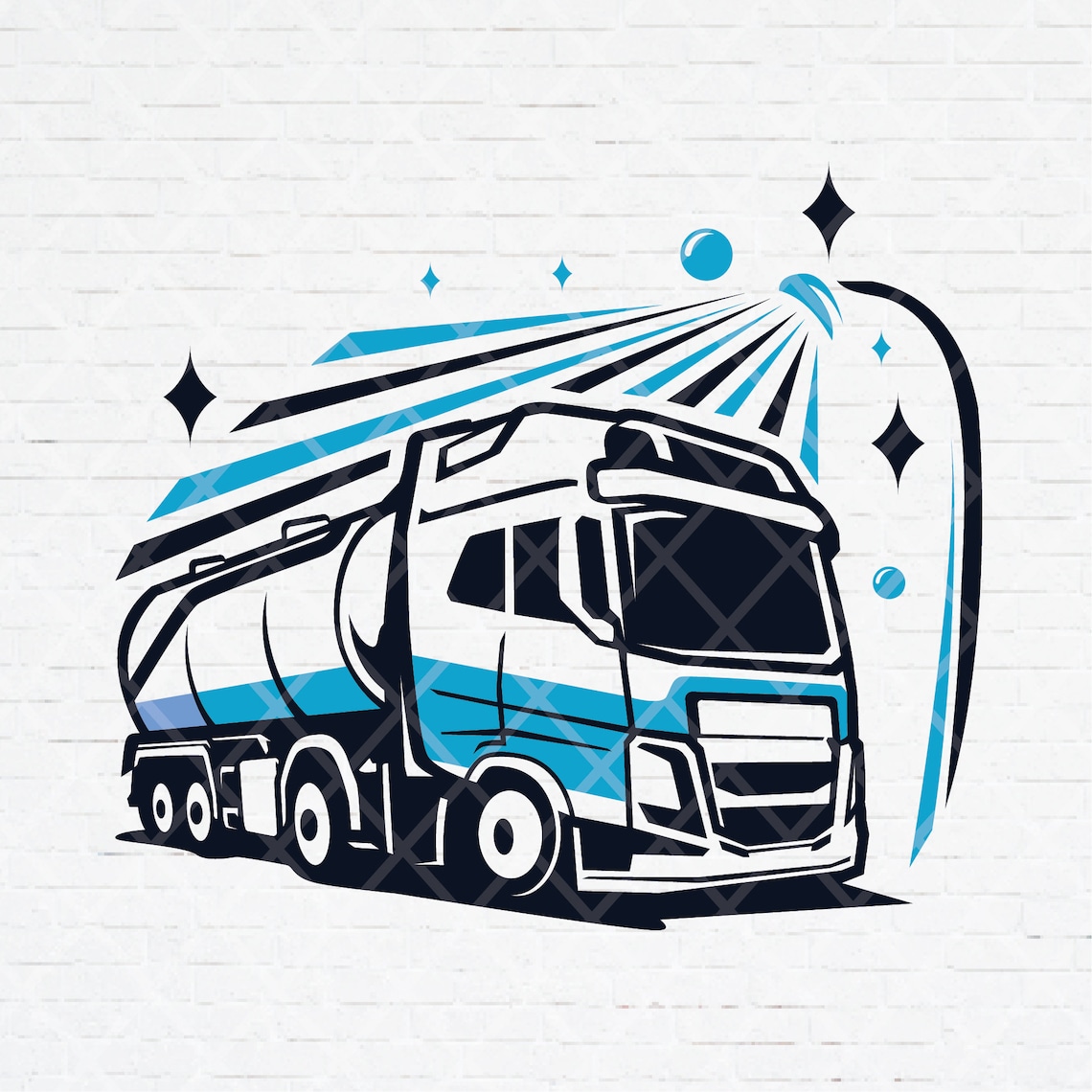 Truck Wash Logo Design: Custom Cleaning Service Branding (digital File ...