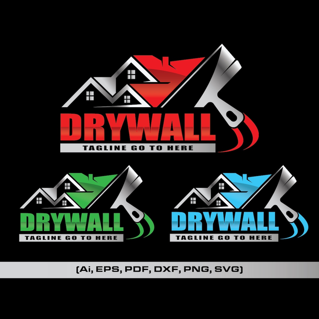 Drywall Logo, Custom Logo Design, Drywall Personalized Logo Design ...