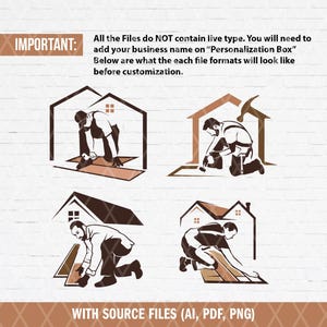 Personalized Custom Flooring Logo, Floor Installer Logo, Flooring ...