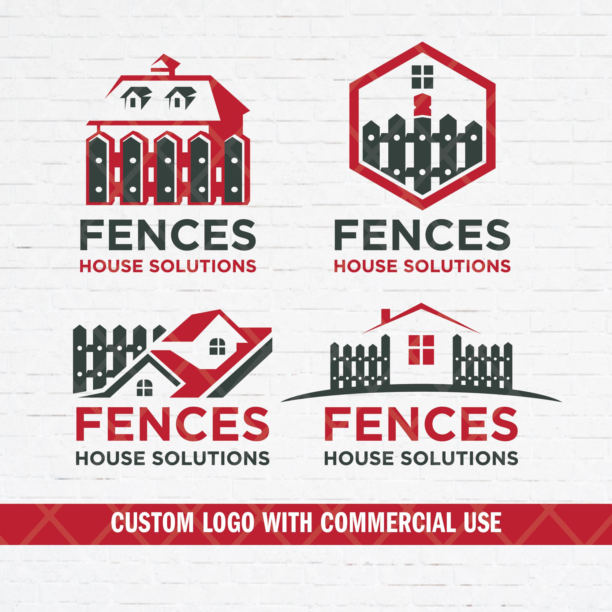 Rence Logo Fence Logo Etsy
