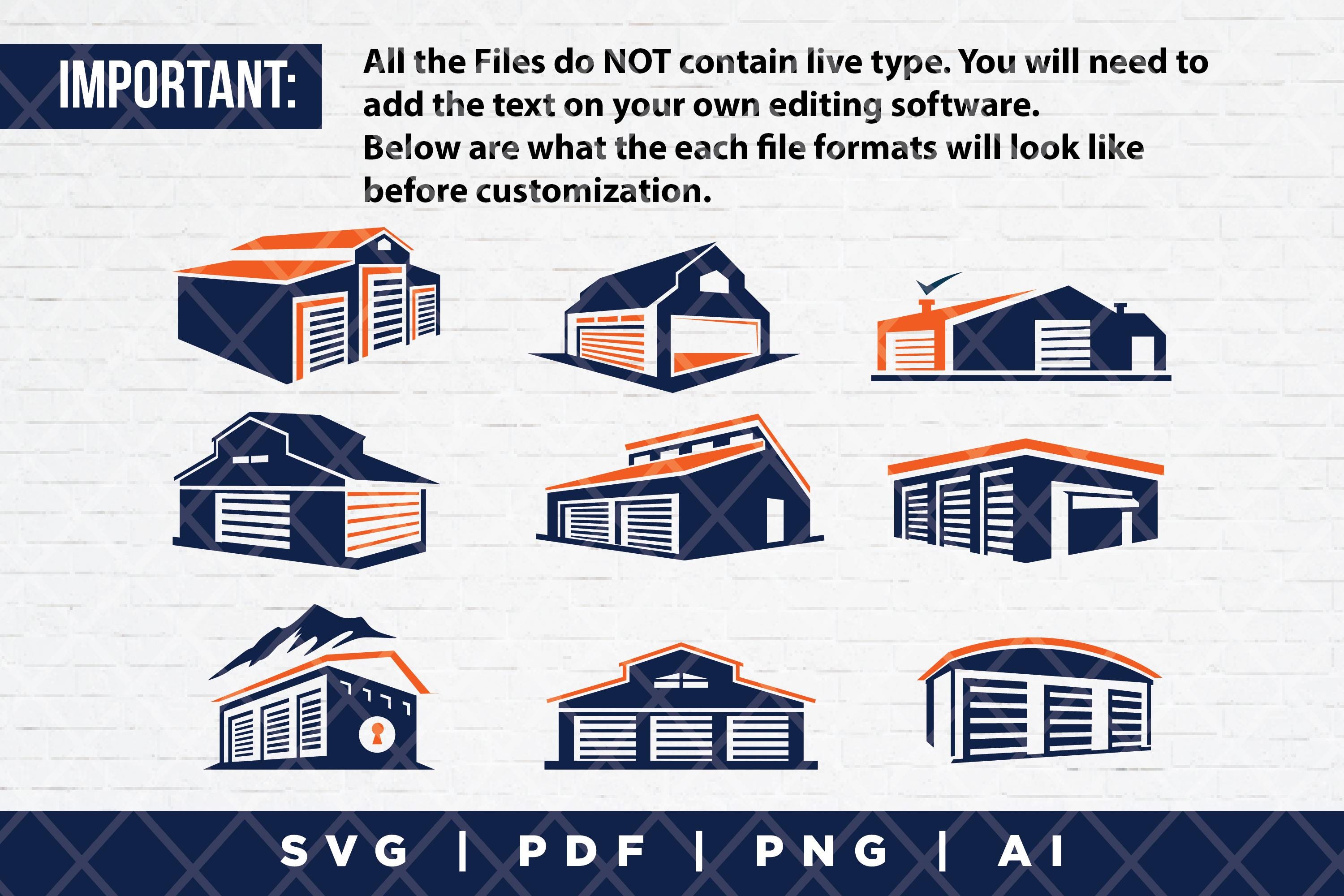 Storage Warehouse Logo Bundle, Security Clip Art (SVG, PNG, EPS) - Etsy