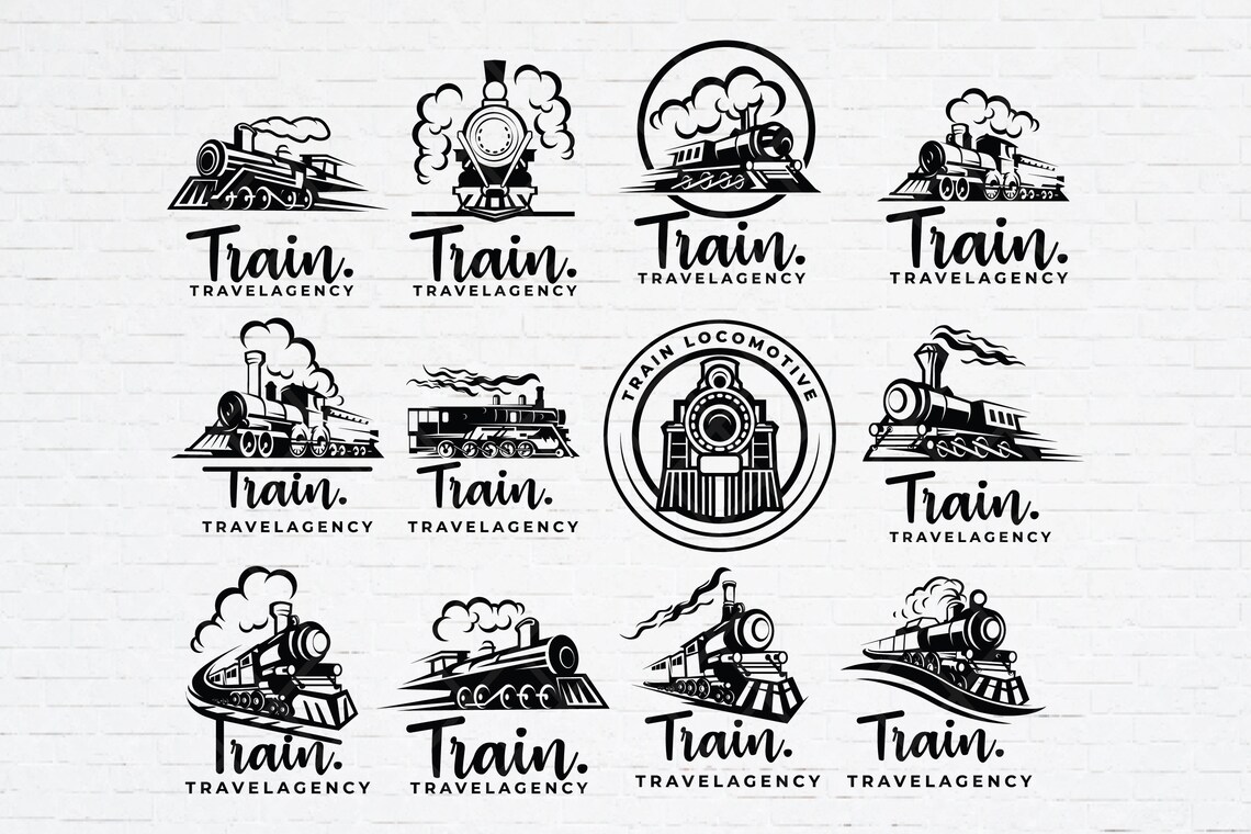 Locomotive Train Svg Bundle Retro Train Svg Locomotive - Etsy