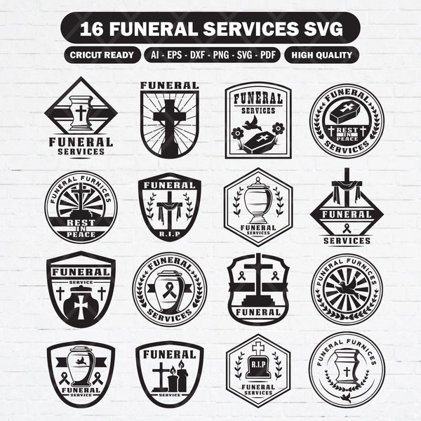 Funeral Clipart - Etsy