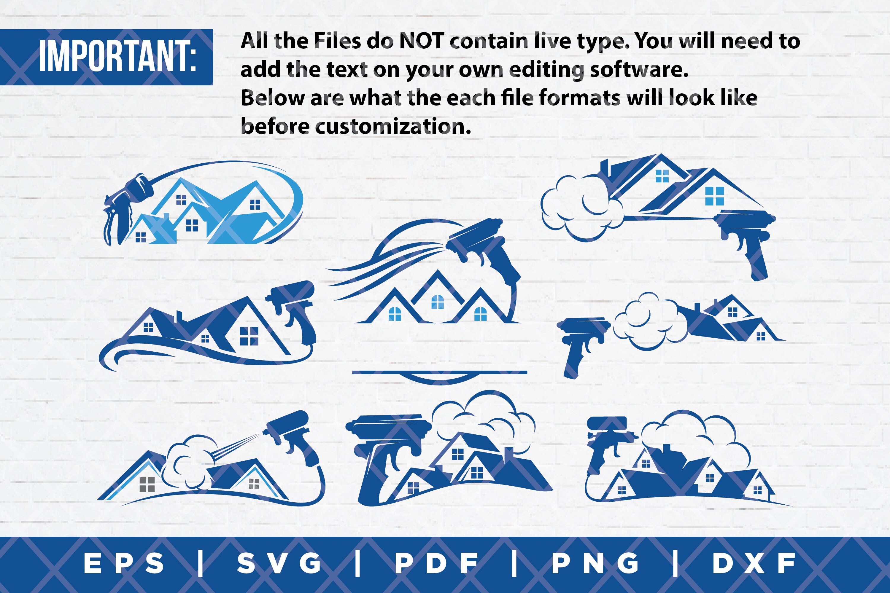 Insulation Foam Logo Clipart SVG, Construction Spray Bundle (digital ...