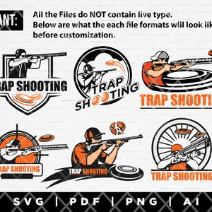 Trapshooting Clipart Collection Svg, Clay Target Svg, Trapshooting Logo ...
